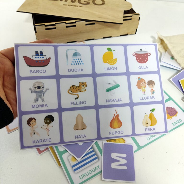 Bingo de Palabras – Reconocimiento y Lectura - Pipi Cucu