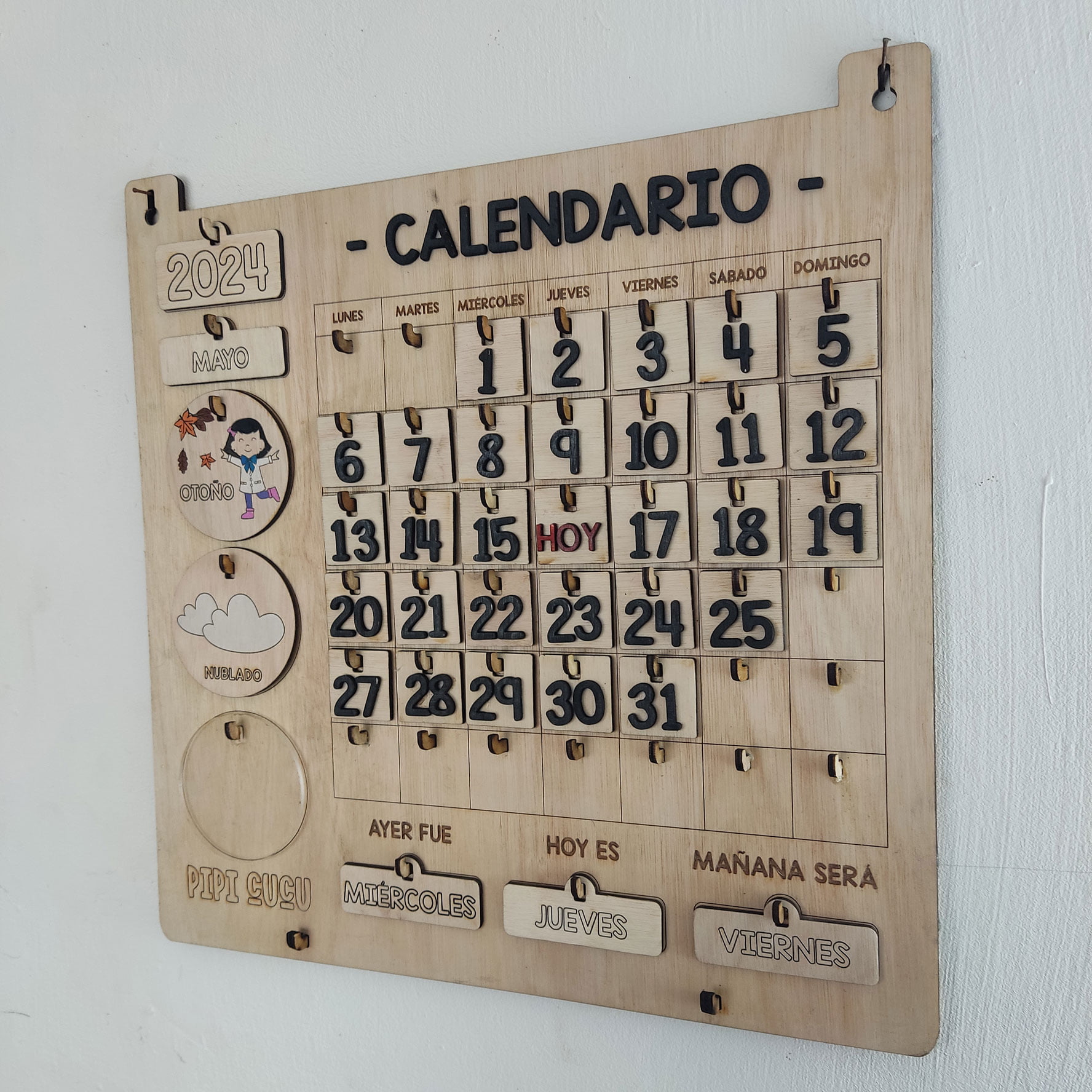 Calendario Interactivo - Pipí Cucú