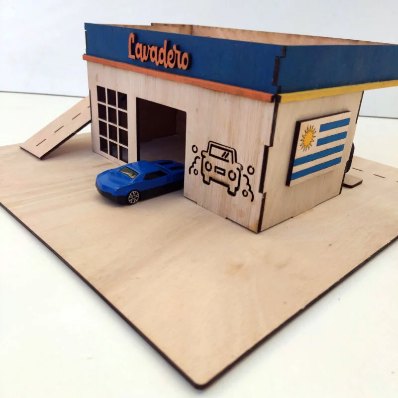 Mini estación para autitos ANCAP - Pipí Cucú