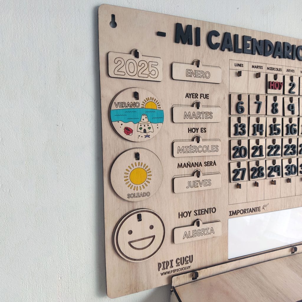 Calendario Interactivo – Ideal para aprender en casa - Pipi Cucu