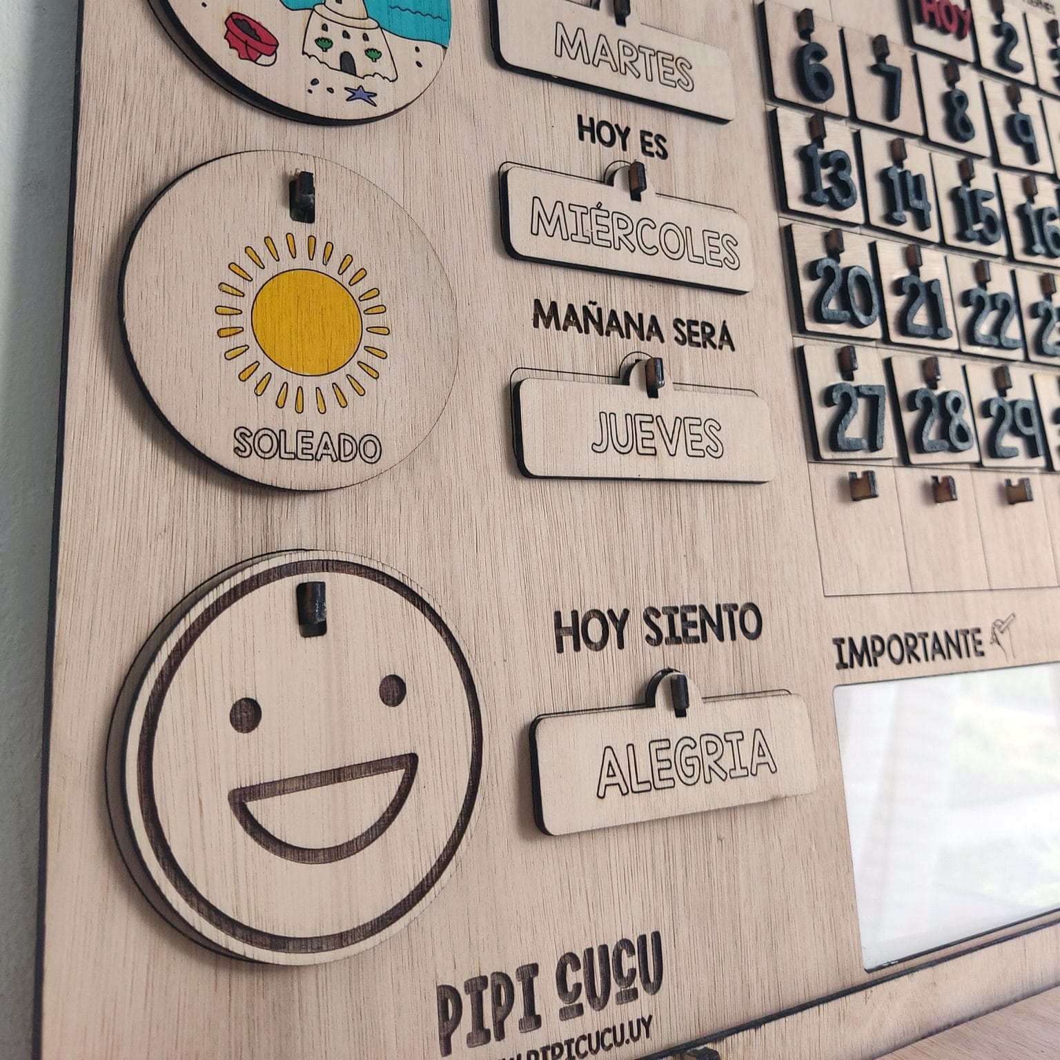 Calendario Interactivo – Ideal para aprender en casa - Pipi Cucu