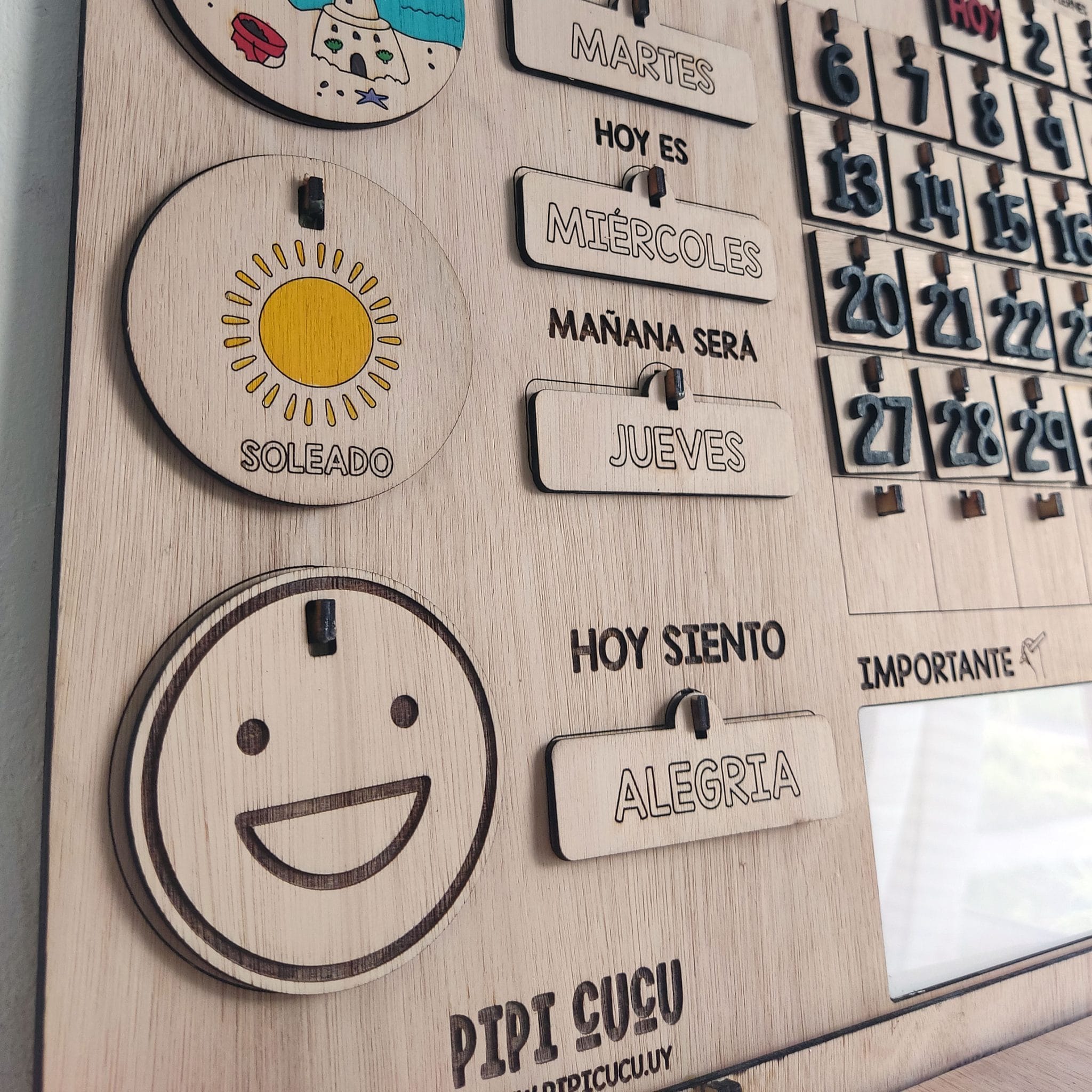 Calendario Interactivo – Ideal para aprender en casa - Pipi Cucu